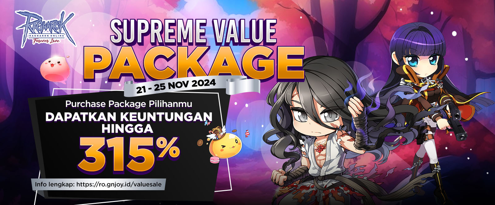 RAGNAROK : FOREVER LOVE | SUPREME VALUE PACKAGE DESEMBER 2024